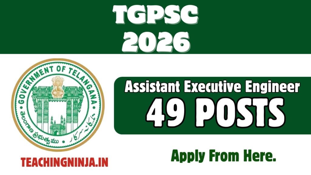 TGPSC AEE (Electrical) Recruitment 2026 Apply Online Check now